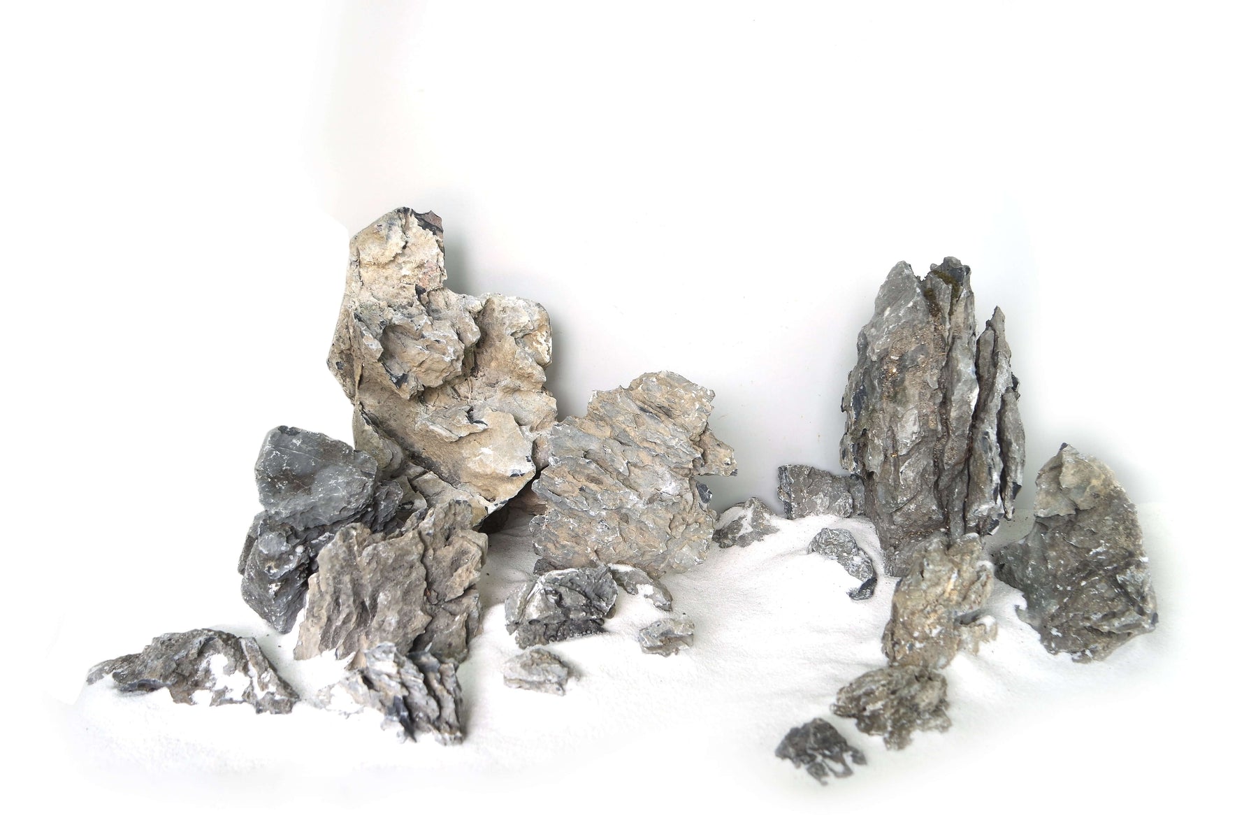 Grey Seiryu Stone aquarium rock natural aquascaping stone – School Of Scape